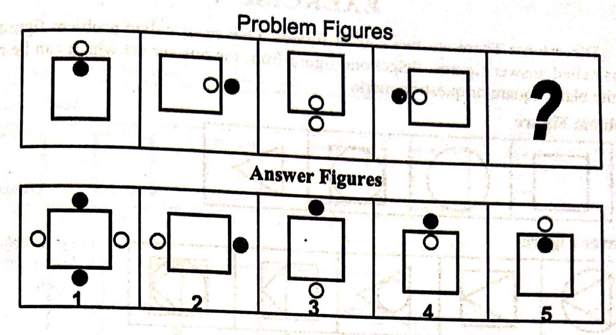 PAF ISSB Army Navy Non-Verbal Intelligence Test No. 38